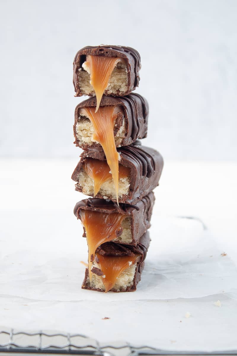 Homemade Salted Caramel Twix Bars | Short Stack Kitchen
