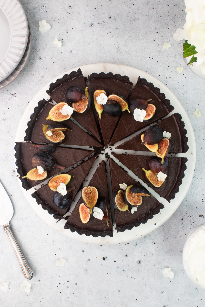 Earl Grey Chocolate Tart | Short Stack Kitchen