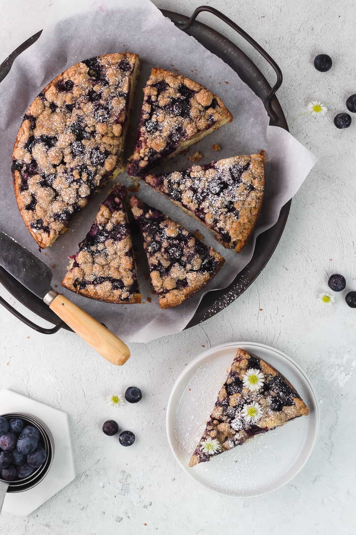 Easy Blueberry Buckle Cake | Short Stack Kitchen