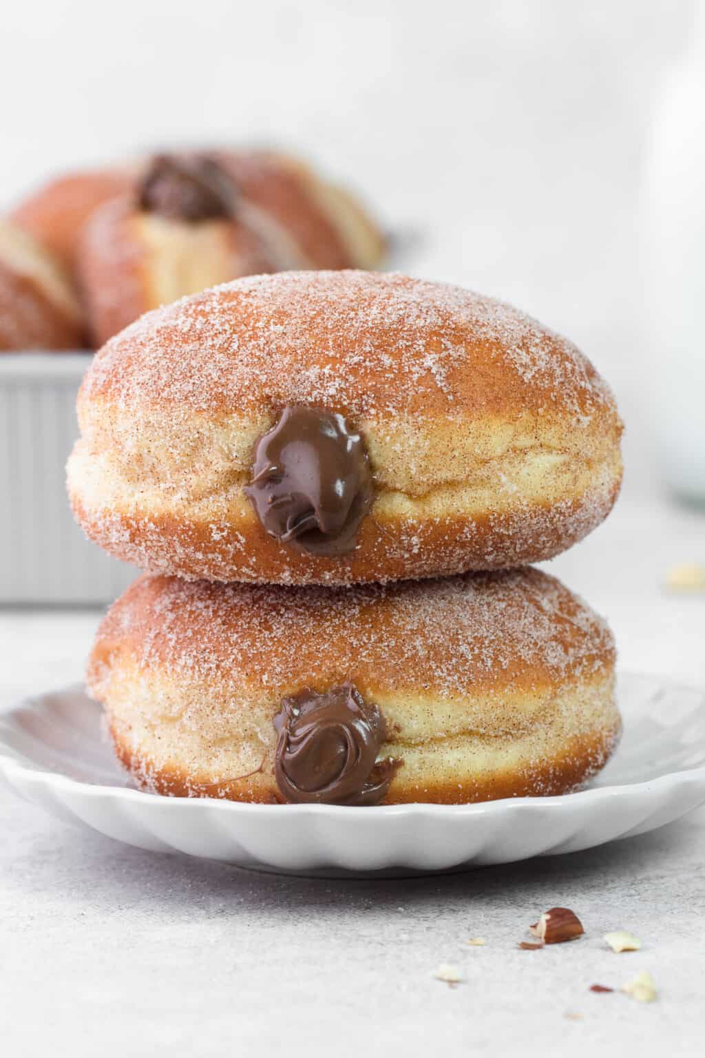 Nutella Filled Donuts | Short Stack Kitchen