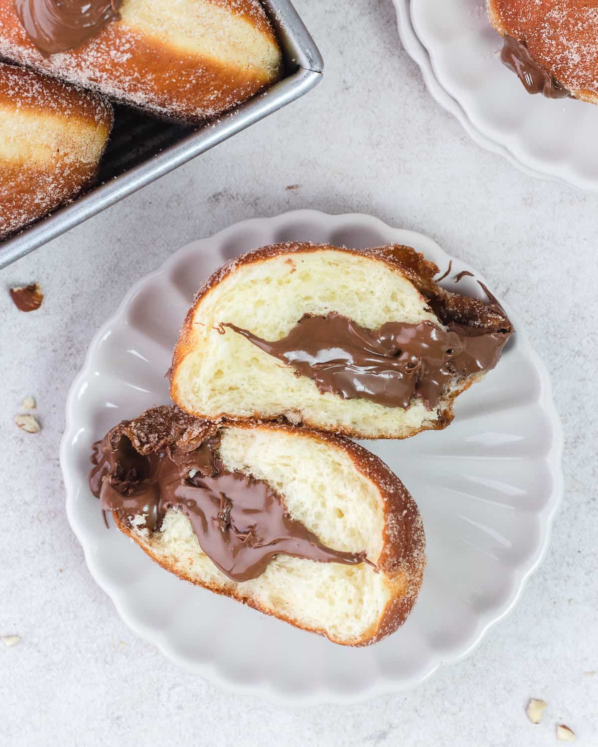 Nutella Filled Donuts | Short Stack Kitchen