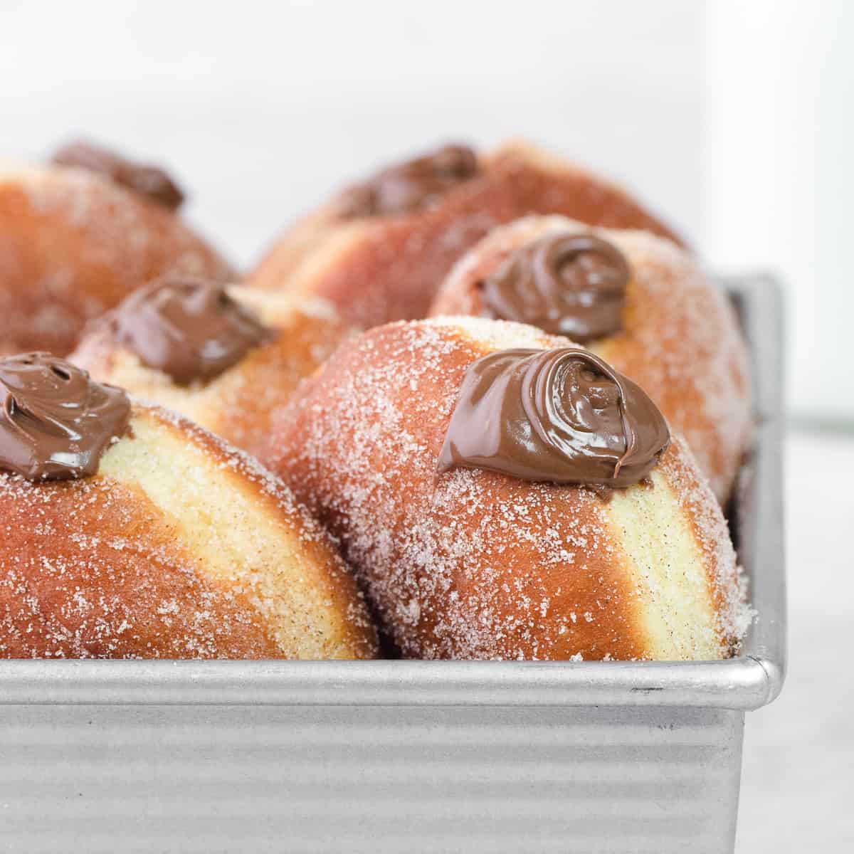 Nutella Filled Donuts | Short Stack Kitchen