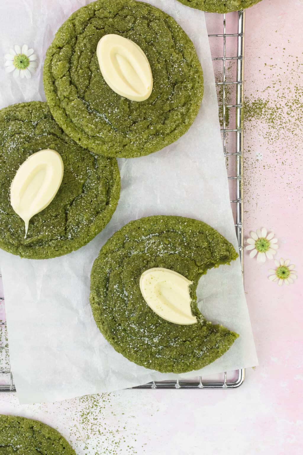 Matcha White Chocolate Cookies | Short Stack Kitchen