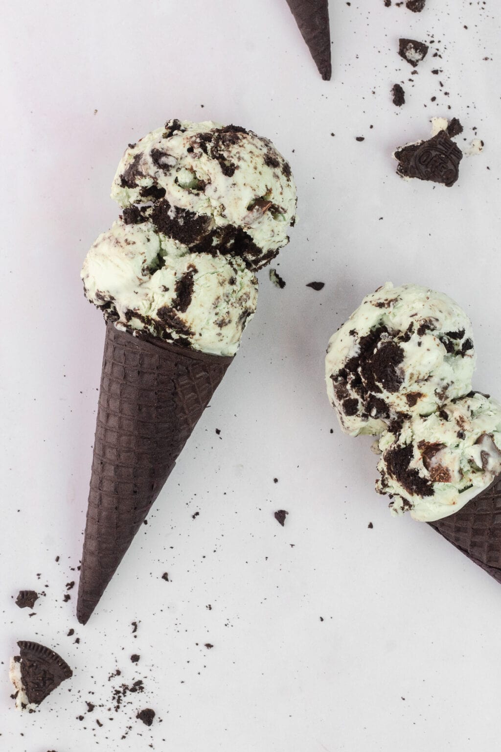No Churn Mint Oreo Ice Cream | Short Stack Kitchen