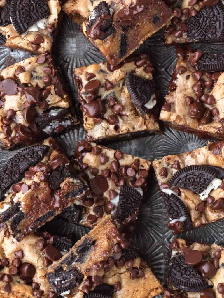 Brown Butter Oreo Blondies | Short Stack Kitchen