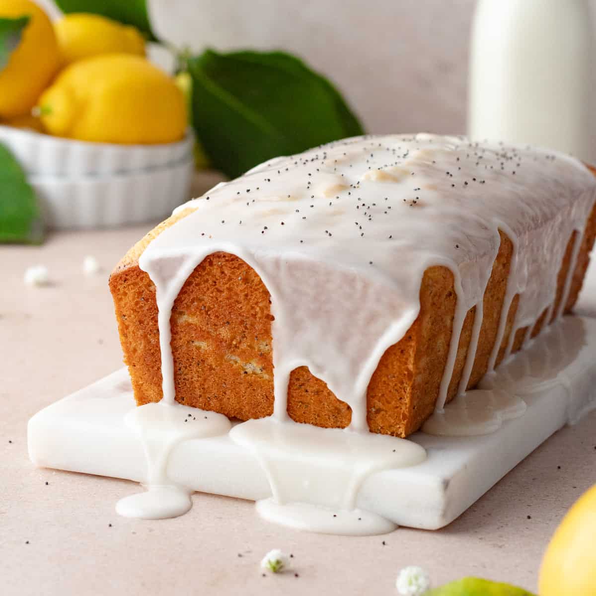Lemon Poppy Seed Yogurt Loaf Cake | Short Stack Kitchen