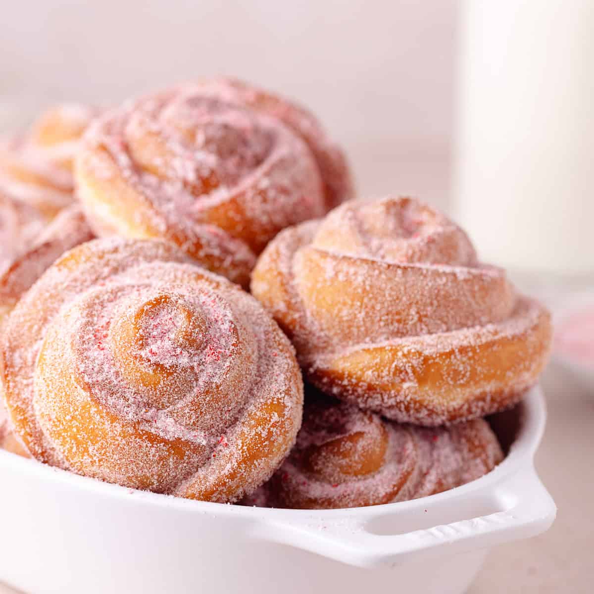 Rose Brioche Donuts | Short Stack Kitchen