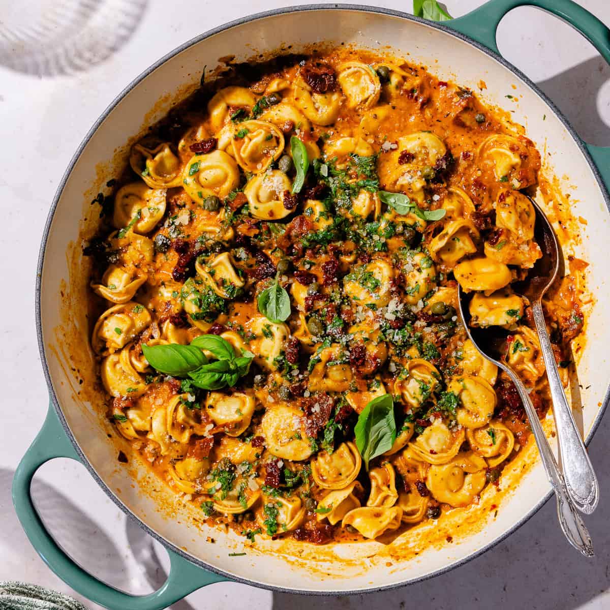 One Pot Sun-Dried Tomato Pasta | Short Stack Kitchen