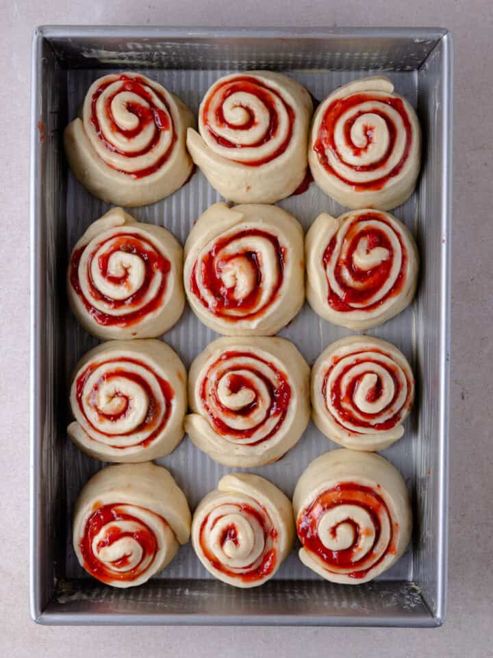 Strawberry Cinnamon Rolls | Short Stack Kitchen