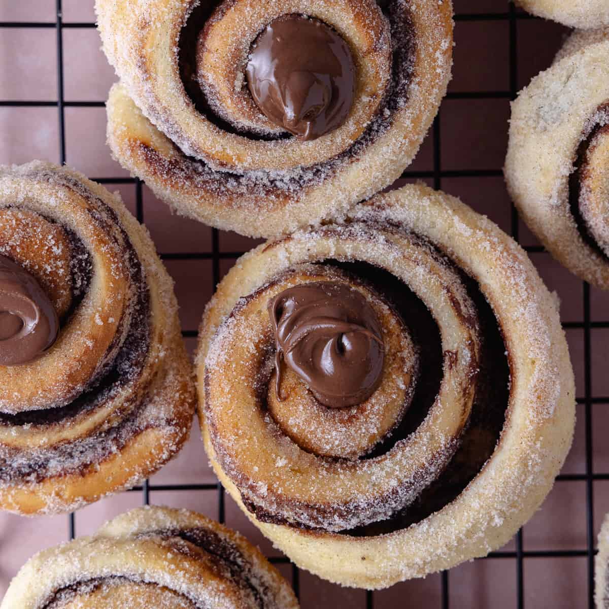 Nutella Cinnamon Rolls | Short Stack Kitchen
