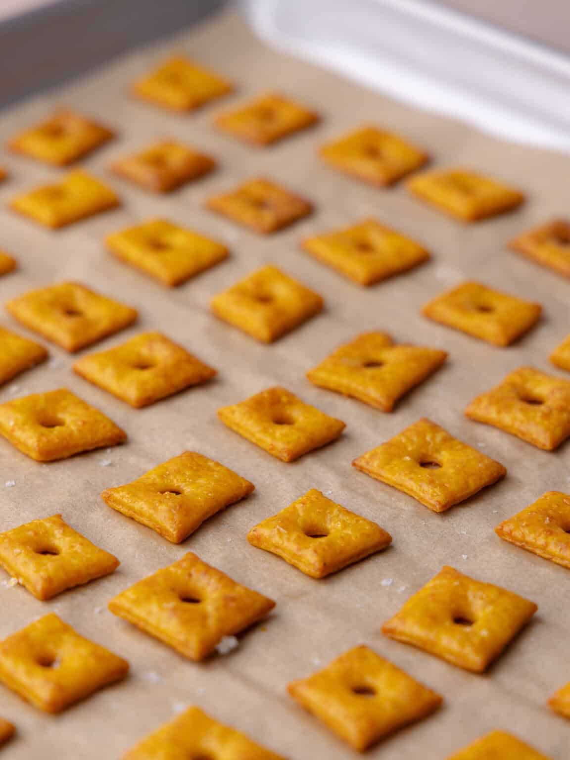 Homemade Pumpkin Cheddar Crackers | Short Stack Kitchen