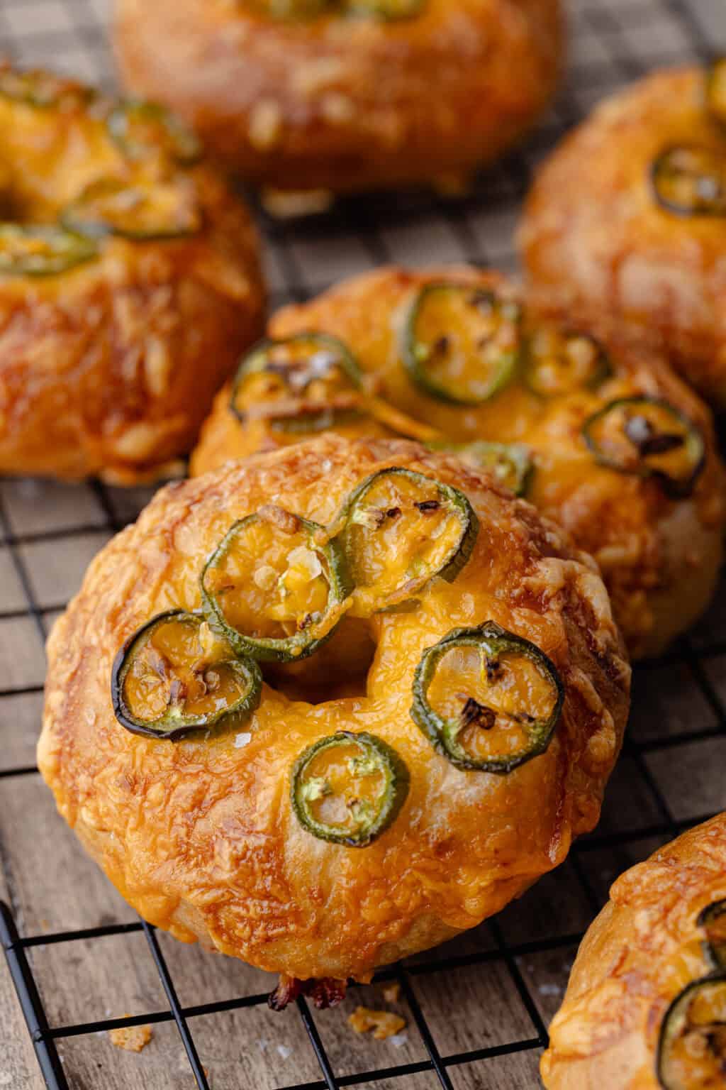Jalapeño Cheddar Bagels | Short Stack Kitchen