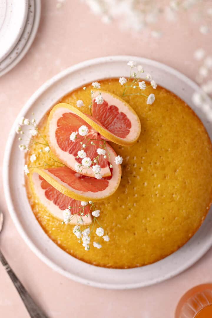 Grapefruit Olive Oil Cake | Short Stack Kitchen