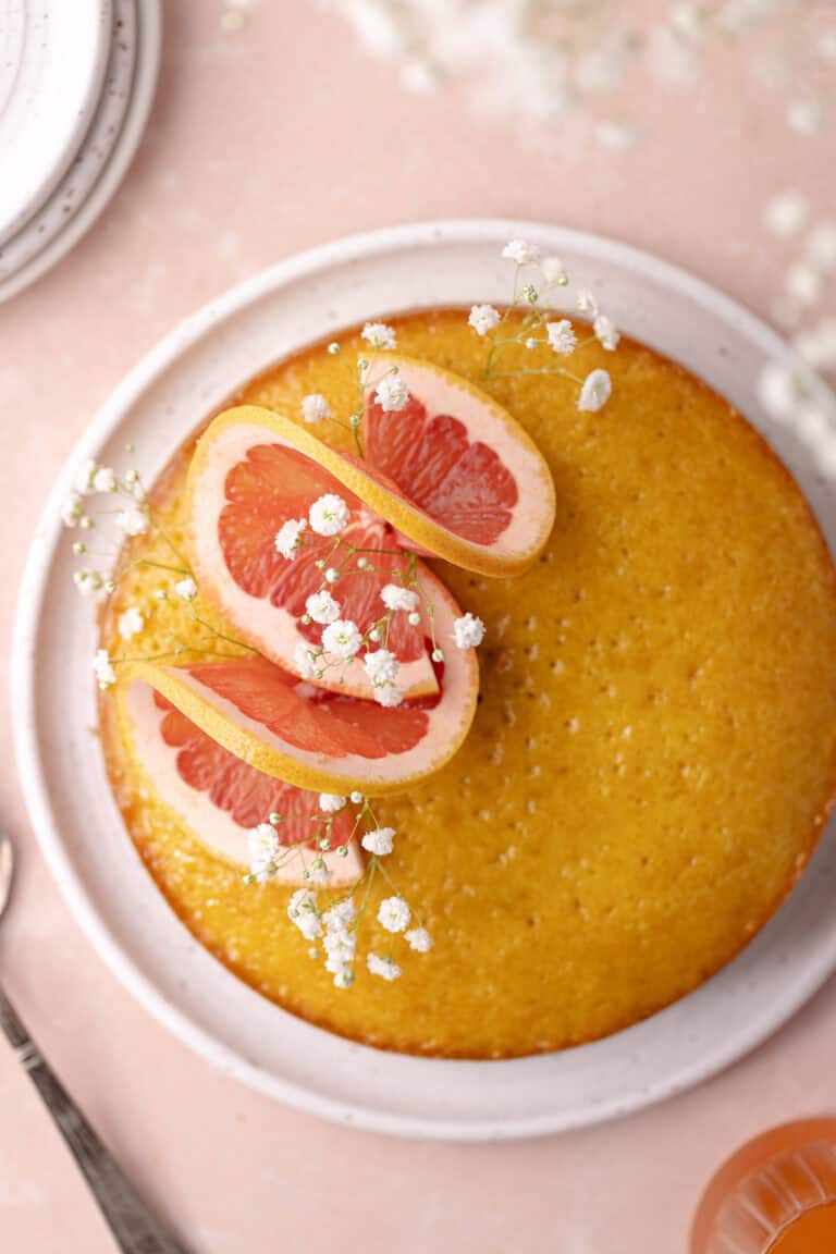 Grapefruit Olive Oil Cake | Short Stack Kitchen