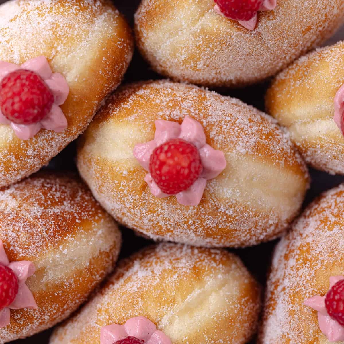 Raspberry Cheesecake Donuts | Short Stack Kitchen
