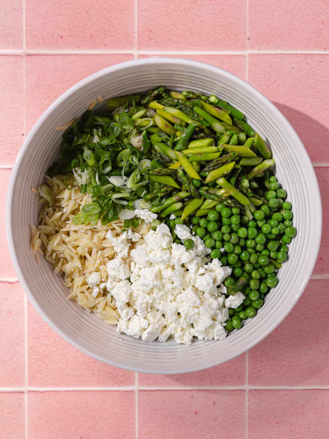 Spring Orzo Pasta Salad | Short Stack Kitchen