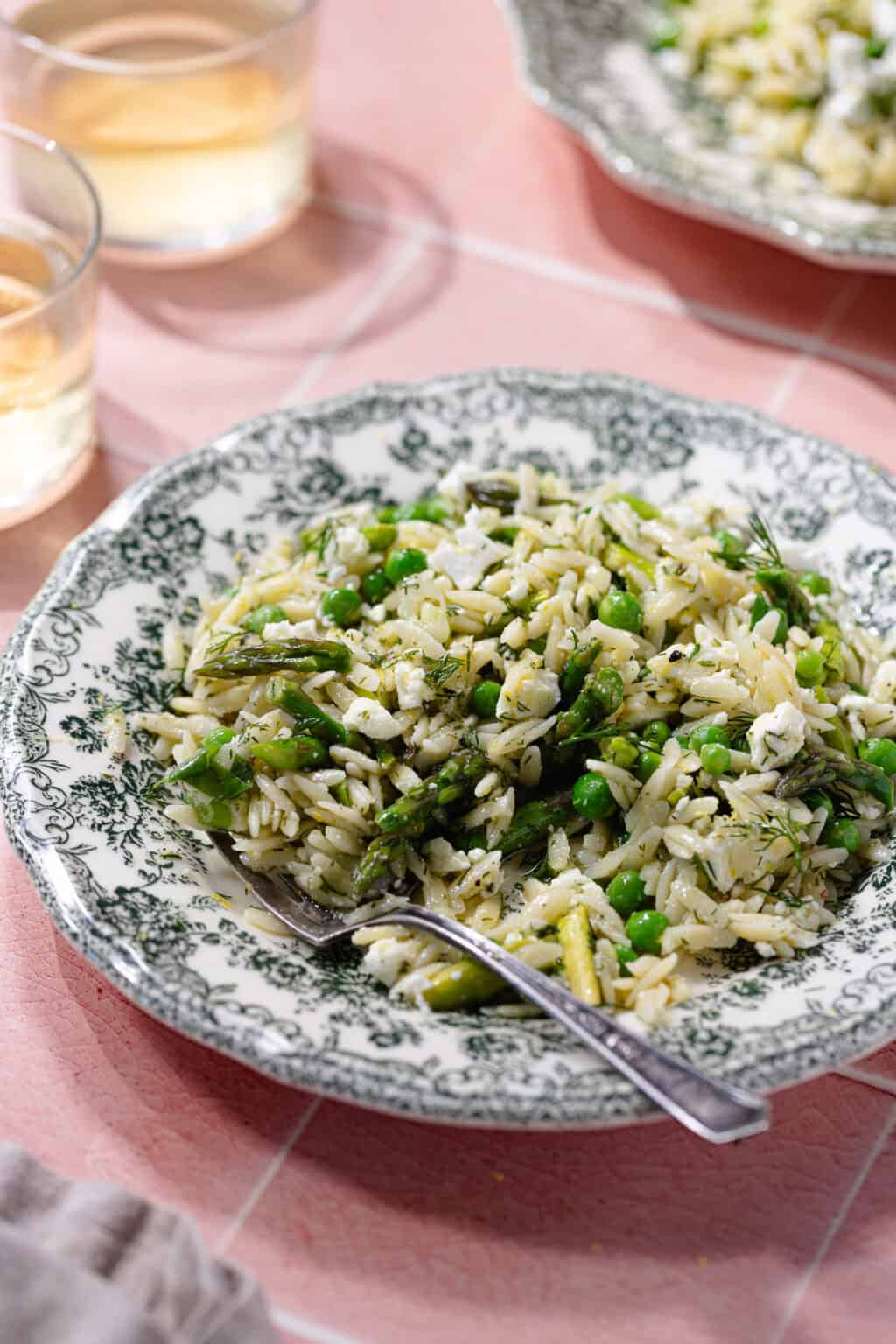 Spring Orzo Pasta Salad | Short Stack Kitchen