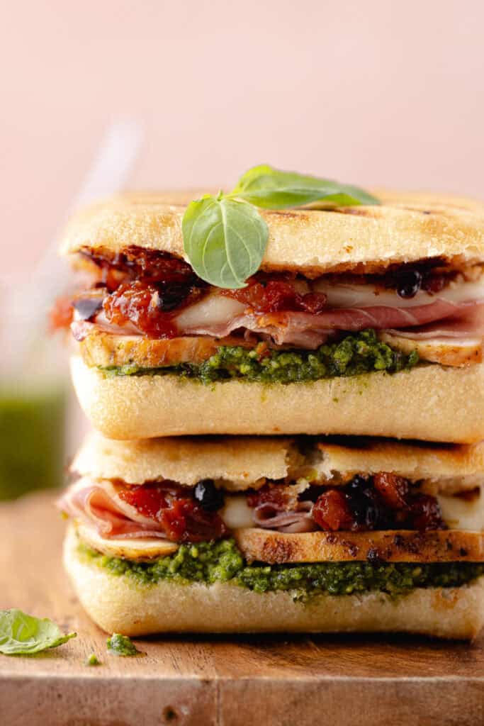 Chicken Caprese Panini (without a panini press) | Short Stack Kitchen