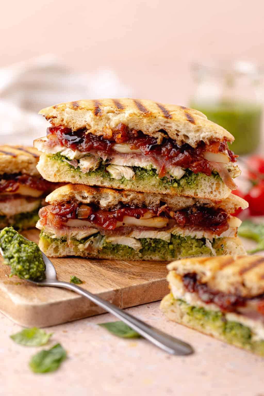 Chicken Caprese Panini (without a panini press) | Short Stack Kitchen