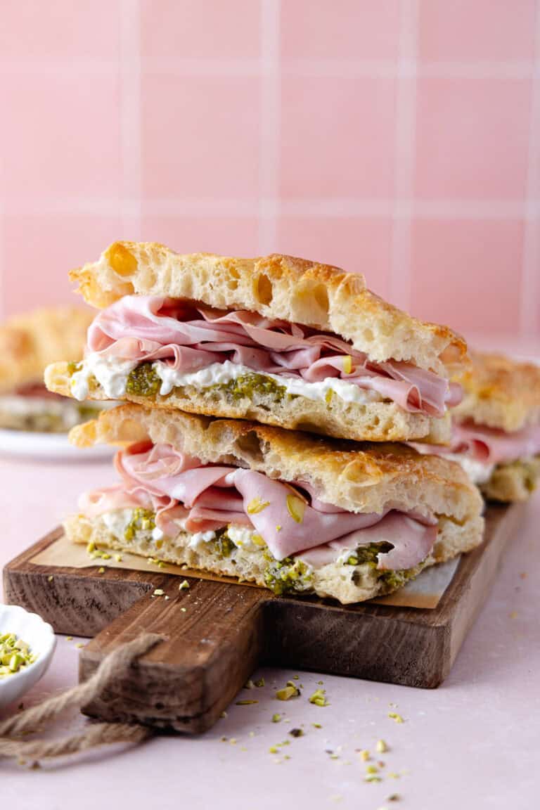 Mortadella Sandwich with Schiacciata | Short Stack Kitchen