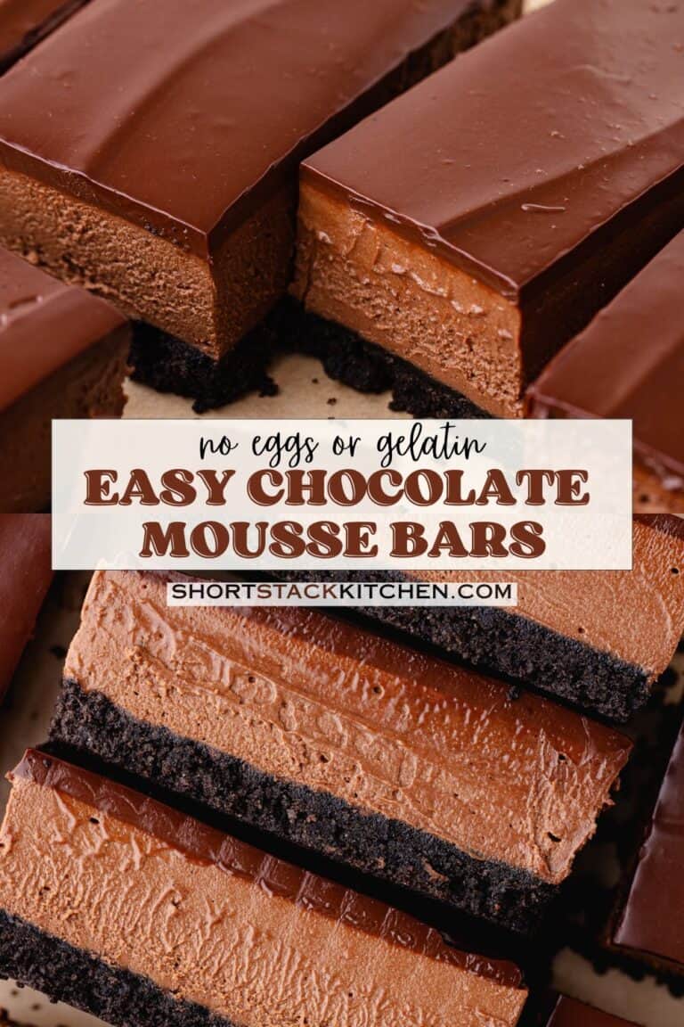 Chocolate Mousse Bars | Short Stack Kitchen