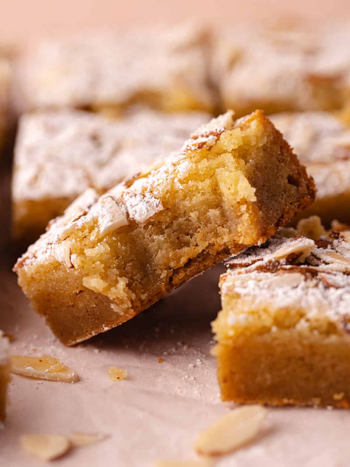 Brown Butter Almond Blondies | Short Stack Kitchen