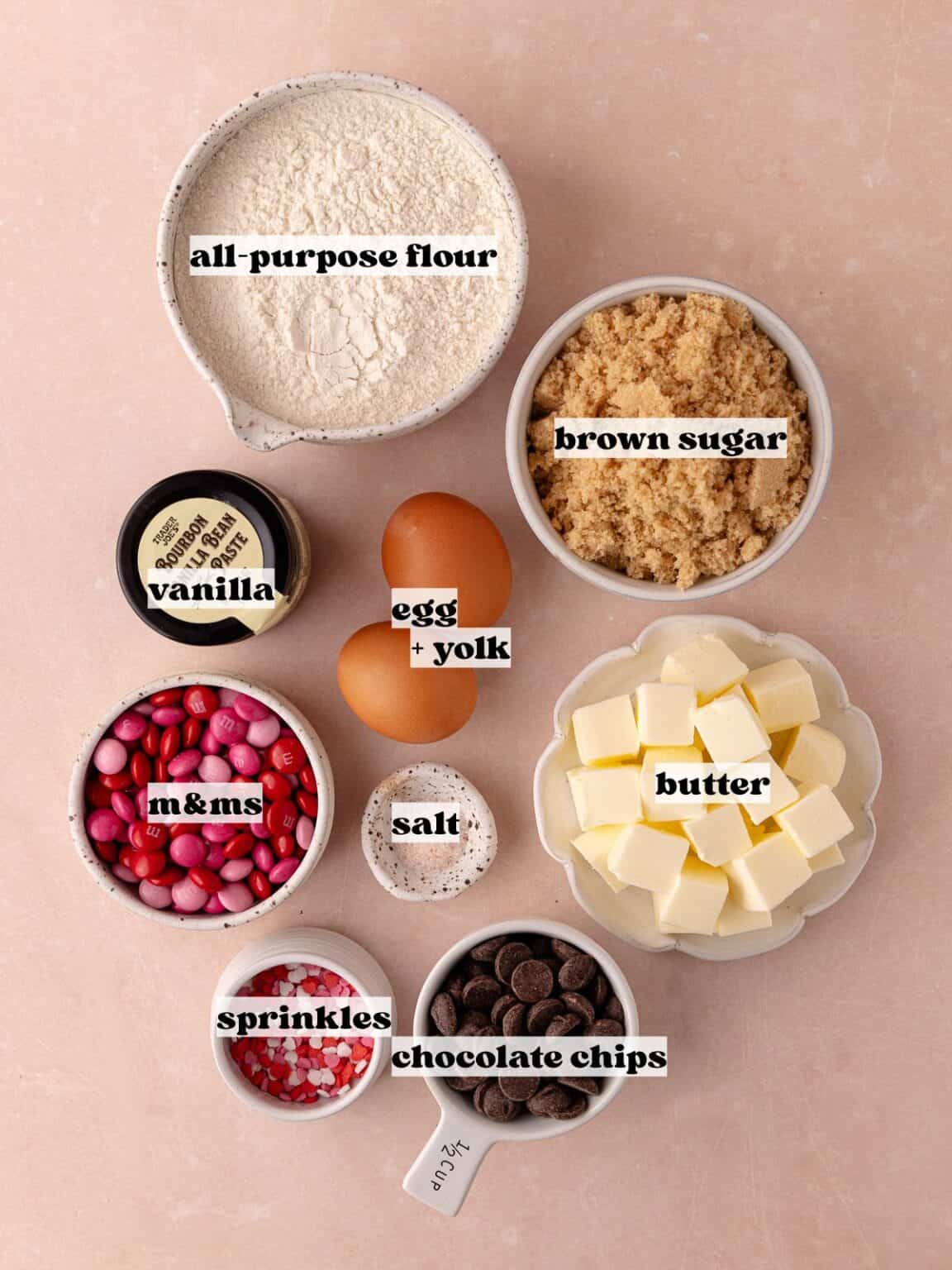 Valentine's Day Brown Butter Blondies | Short Stack Kitchen